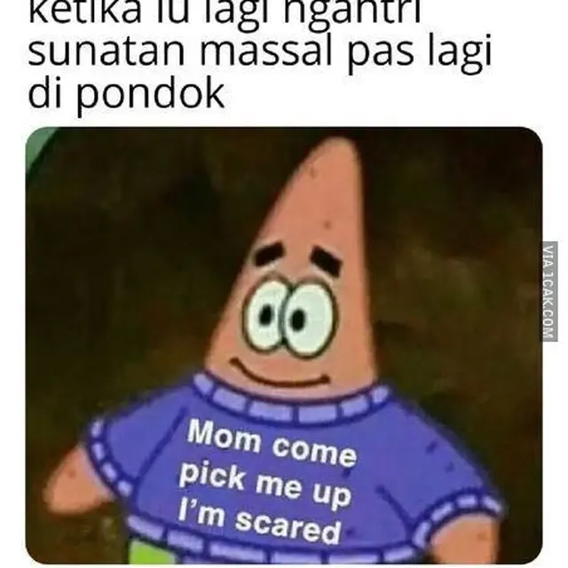 6 Meme Ketakutan Bocah Saat Mau Sunat Ini Bikin Senyum Tipis - Hot ...