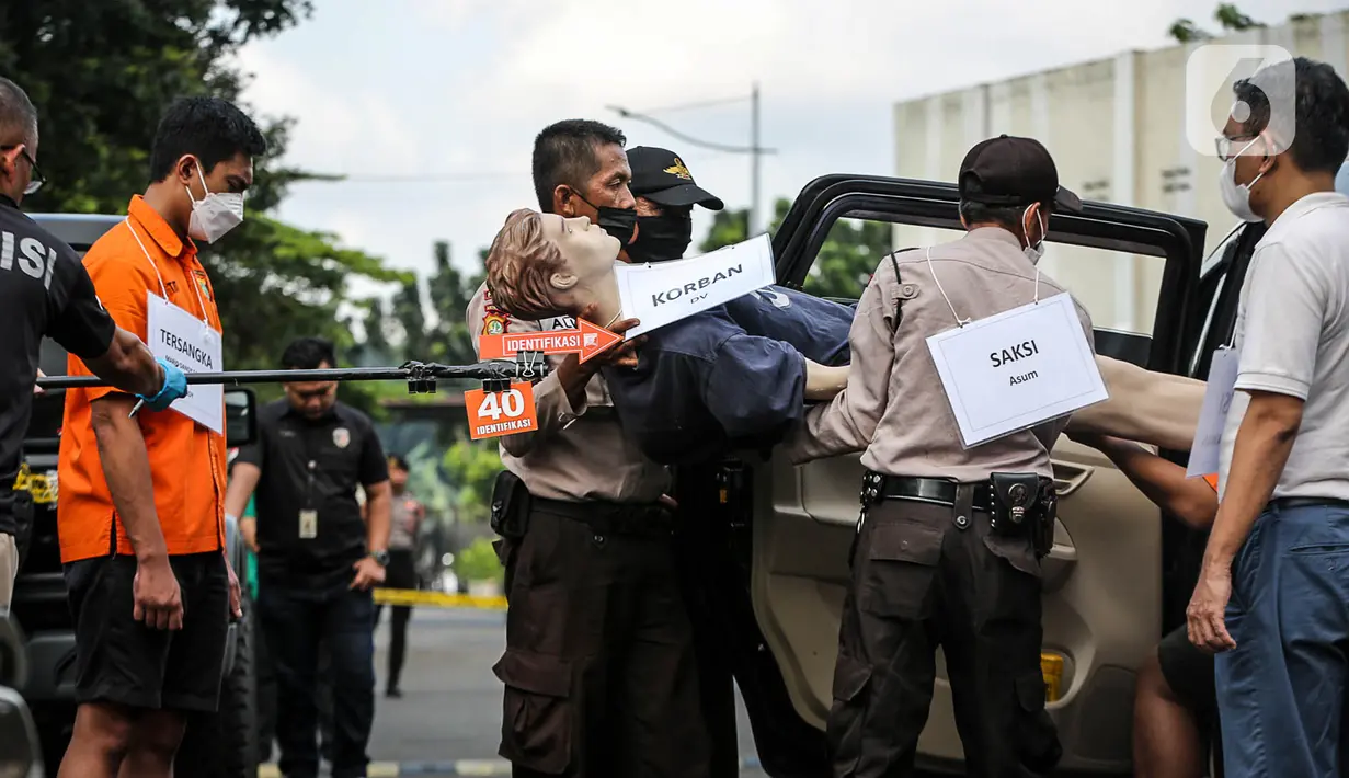 Mario Dandy dan Shane Lukas Peragakan 23 Adegan Rekonstruksi Penganiayaan David - Foto Liputan6.com