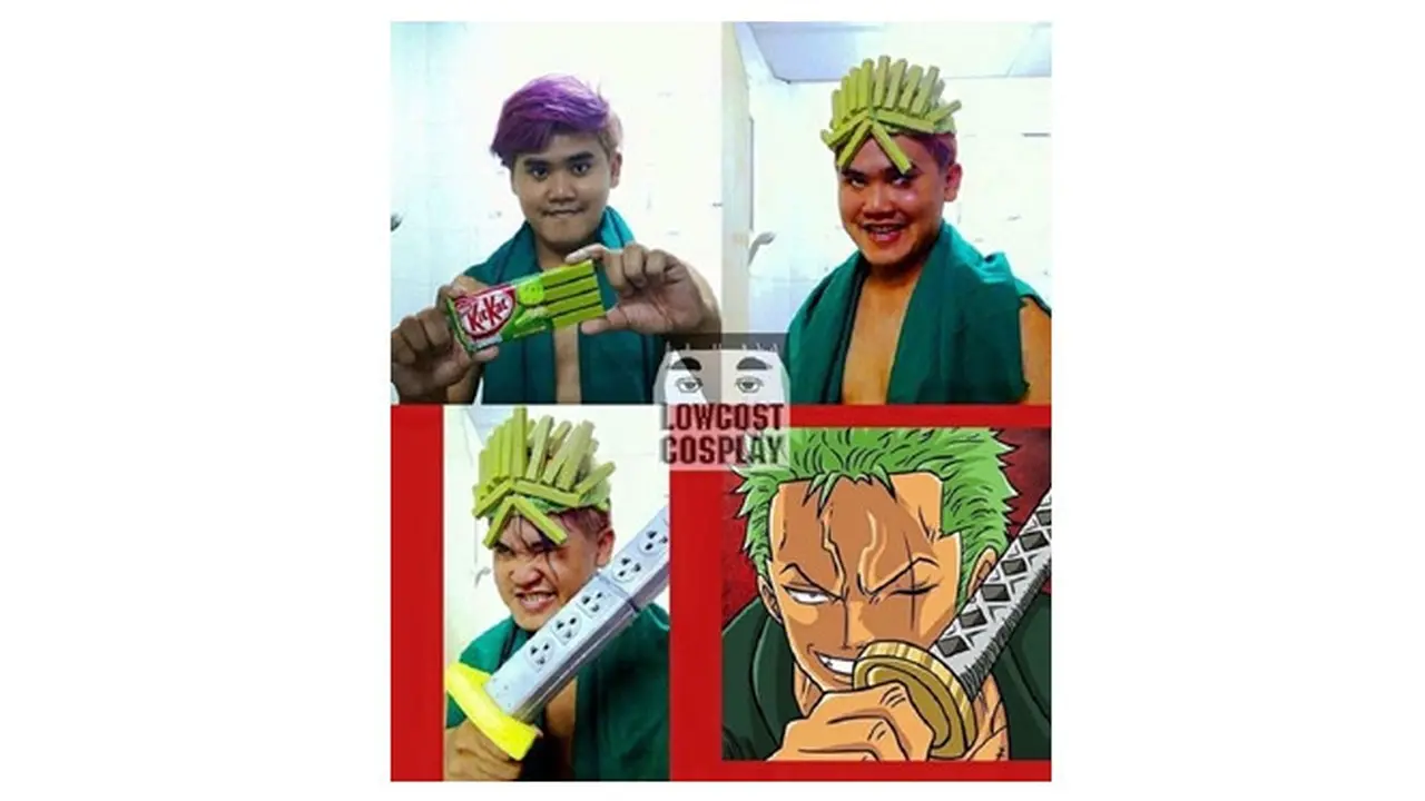 6 Cosplay Low Budget Jadi Zoro dan Sanji Ini Kreatif, Bikin Ngakak ...
