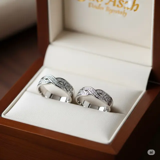15 Model Cincin Nikah Mewah 2025, Simbol Cinta Abadi & Kemewahan ...