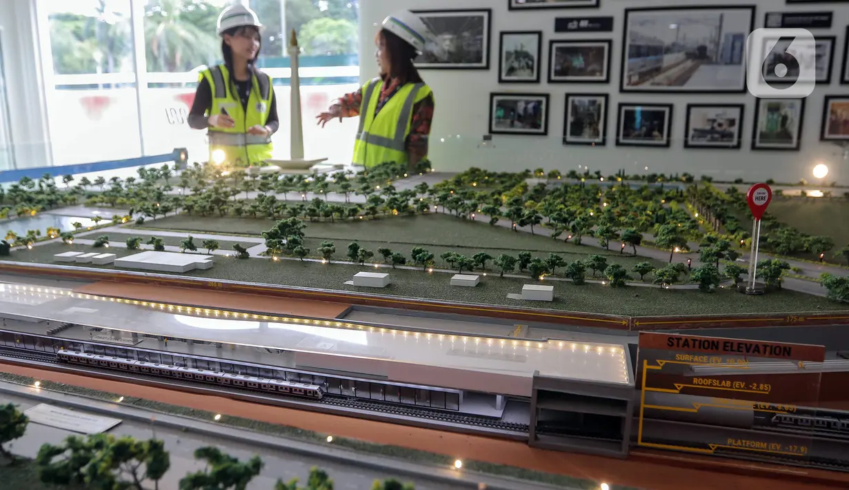Melihat Proses Pembangunan Terowongan MRT Jakarta Fase 2A - Foto ...