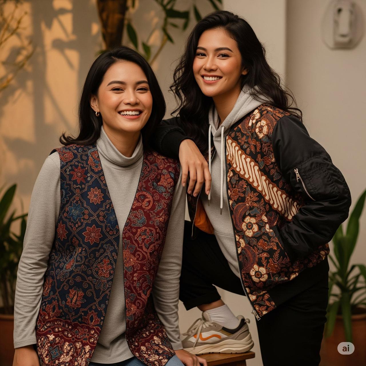 15 Outer Batik Wanita Layering Terbaik di 2025, Stylish, Unik, dan ...