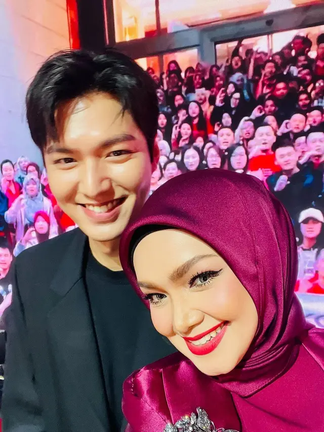 Ketemu Siti Nurhaliza, Lee Min Ho Mengaku Kagum dengan Sang Penyanyi Malaysia - ShowBiz Liputan6.com