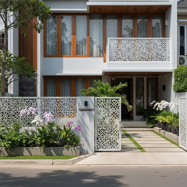 9 Desain Pagar Rumah Minimalis yang Membuat Fasad Tampak Lebih Mahal ...