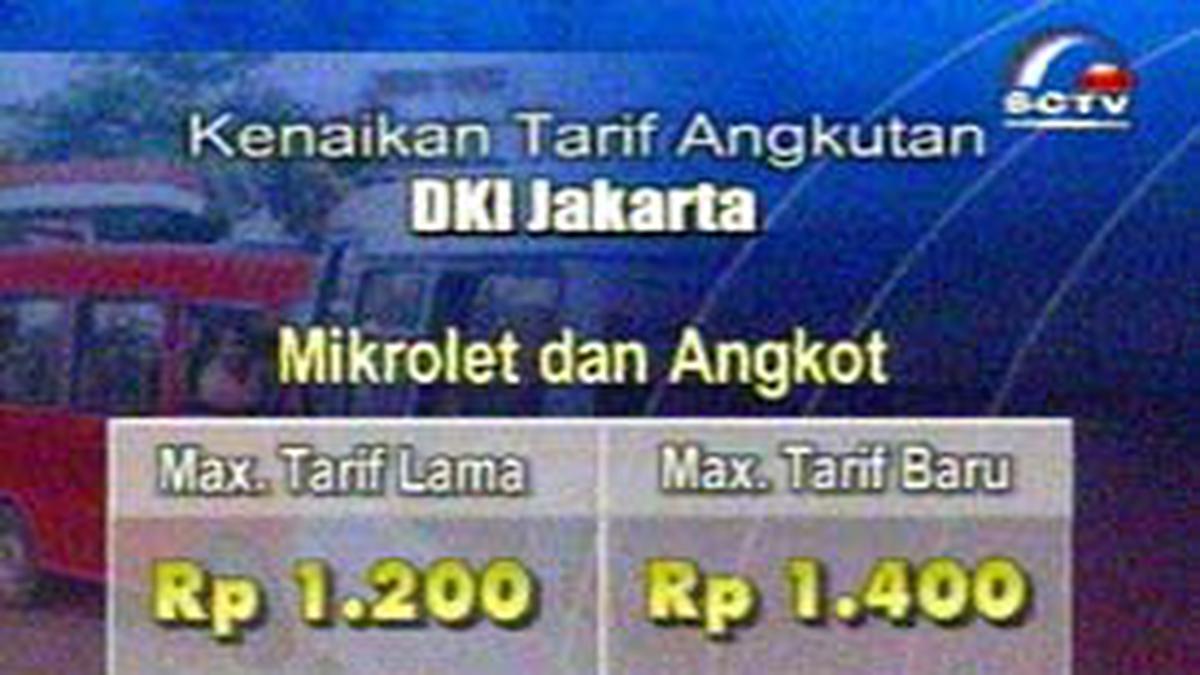 Tarif Mikrolet di Jakarta Resmi Naik - News Liputan6.com