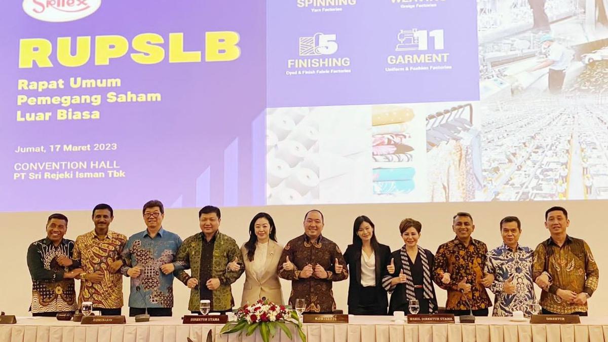 Sritex Rombak Susunan Komisaris dan Direksi, Ini Daftar Terbarunya