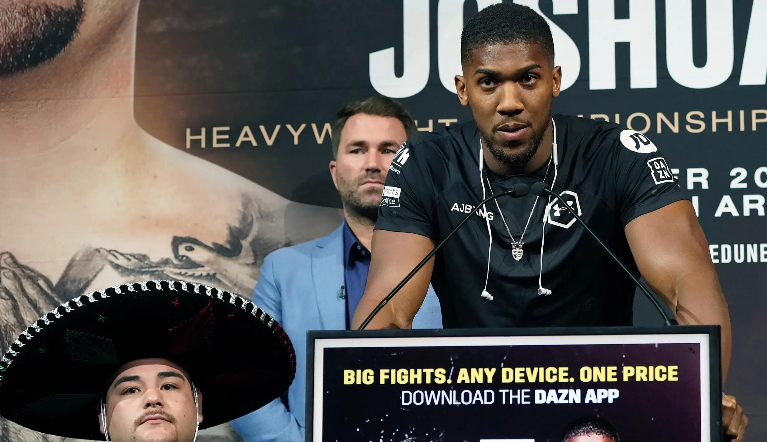 FOTO: Duel Ulang, Anthony Joshua Yakin Kalahkan Andy Ruiz Jr di Arab ...