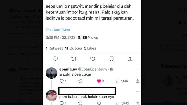 Pegawai Bea Cukai Usai Sebut Netizen Bacot dan Babu: Mohon Maaf Saya Lalai - Bisnis Liputan6.com