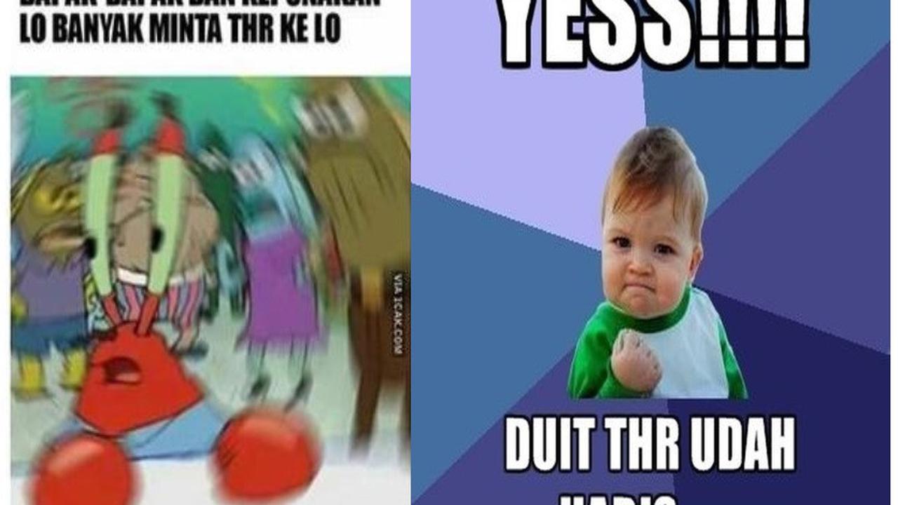 10 Meme THR Habis Sebelum Waktunya, Kocak dan Bikin Ngenes