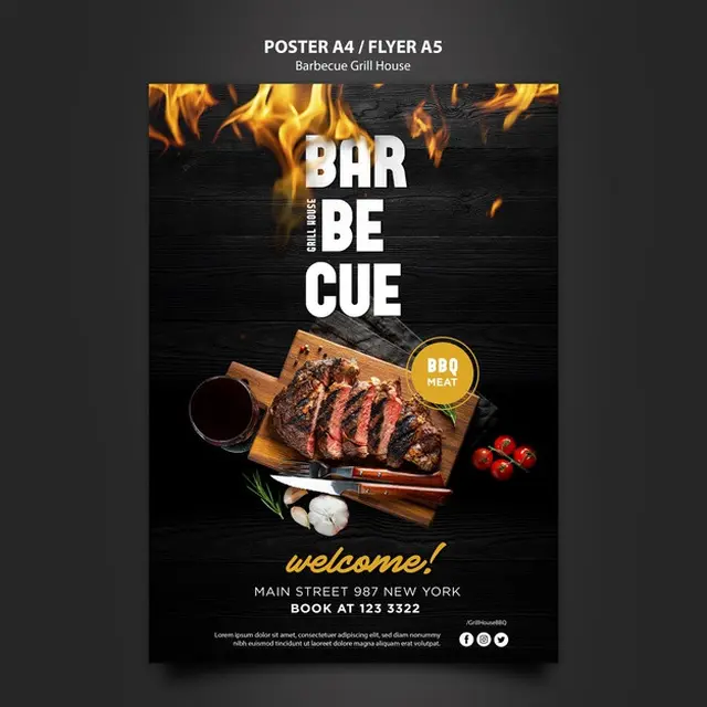 Poster Makanan, Tips Mendesain dan Membuatnya Secara Online - Hot ...