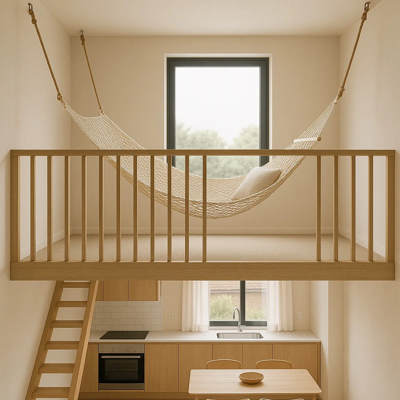 7 Gambar Desain Rumah Type 21 dengan Mezzanine, Estetik dan Beri Kesan ...