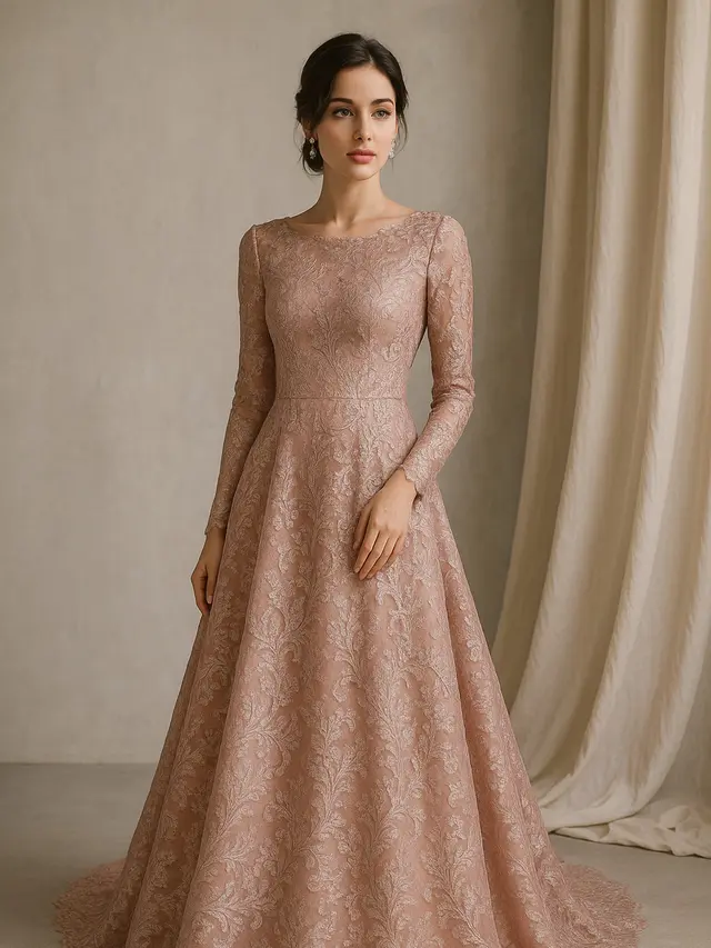 8 Inspirasi Dress Brokat Modern 2025 yang Anggun untuk Pesta, Tampil ...