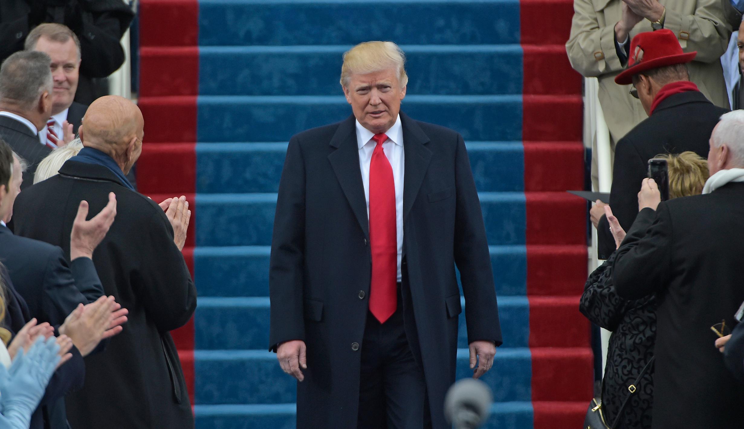 Pidato Pertama Presiden AS ke-45 Donald Trump
