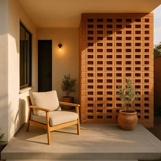 9 Model Teras Dinding Roster Minimalis Terbaru 2025, Inspirasi Estetik ...