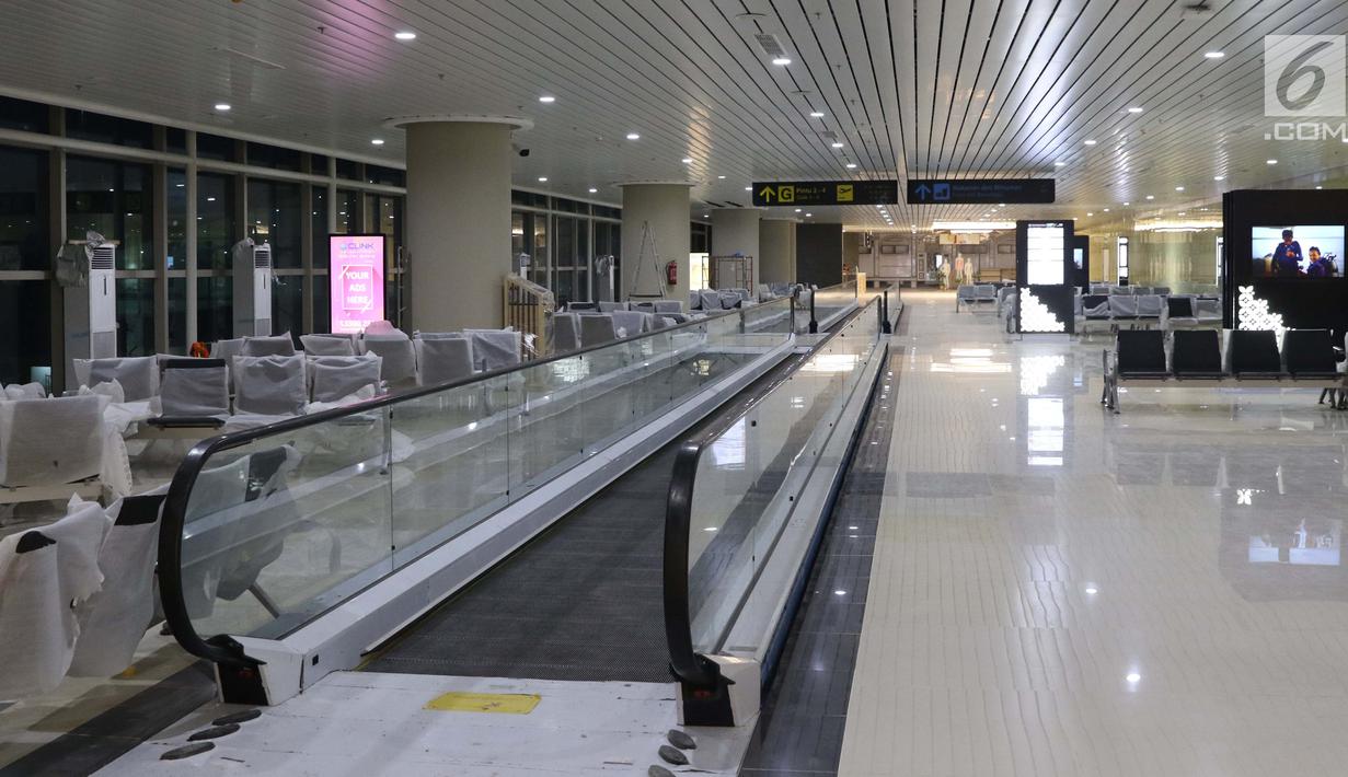 FOTO: Megahnya Ruang Check In dan Tunggu Bandara Internasional ...