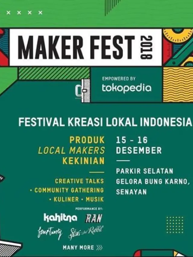 MAKERFEST Jadi Wadah Berkumpulnya Kreator Indonesia - News Liputan6.com
