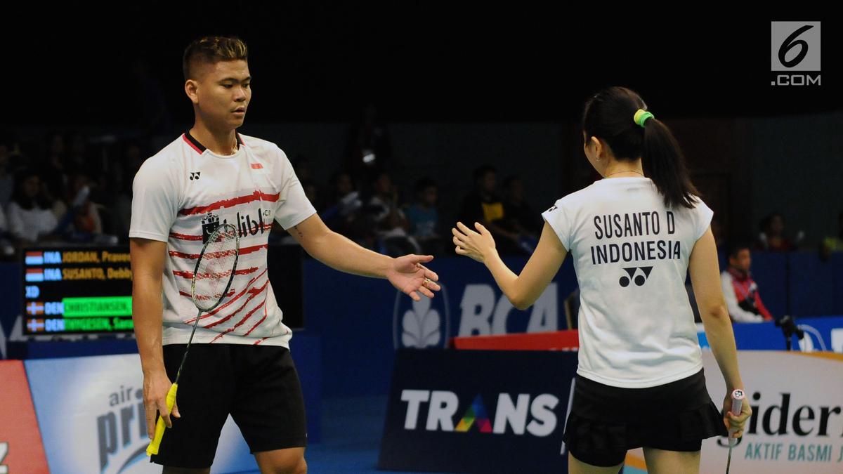 Putaran Pertama Indonesia Open 2017, Praveen/Debby Tumbang - Foto ...