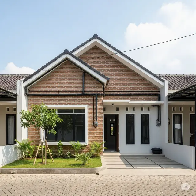 10 Inspirasi Rumah Sederhana Elegan di Perumahan Subsidi, Desain ...