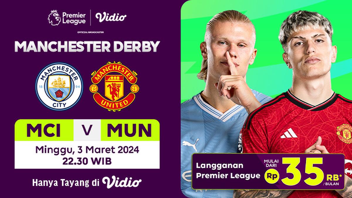 Sedang Berlangsung! Live Streaming Liga Inggris: Man City Vs MU - Inggris Bola.com