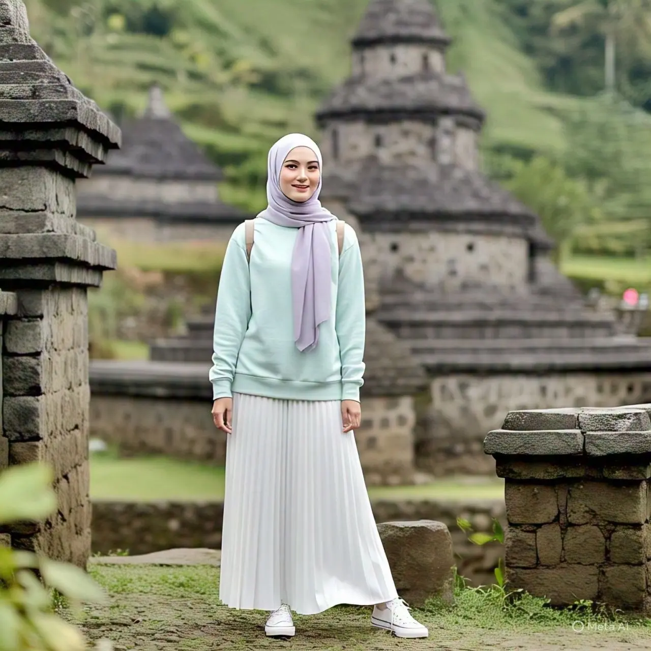 7 Outfit ke Dieng Kekinian Hijab di 2025, Bikin Penampilan Makin ...