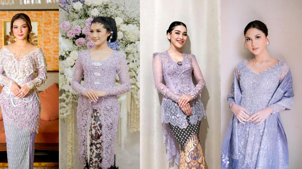 8 Inspirasi Kebaya Ungu dari Selvi Ananda, Erina Gudono, Ayu Ting Ting, hingga Jessica Mila ...