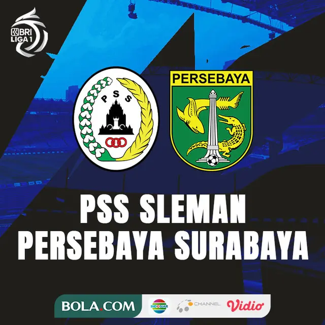 Link Live Streaming BRI Liga 1 di Vidio Sore Ini: PSS Sleman Vs Persebaya Surabaya - Indonesia ...