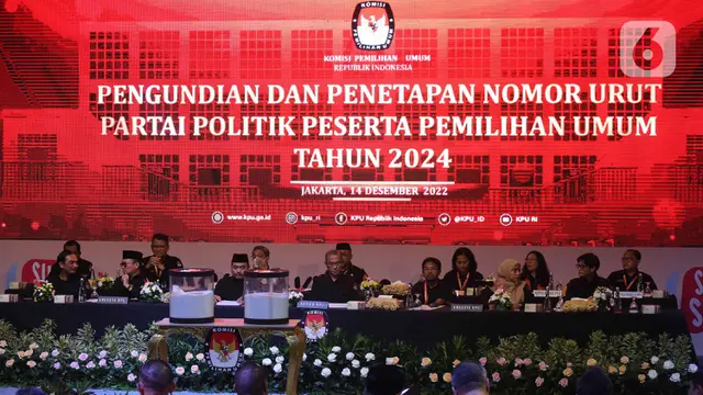 HEADLINE: KPU Tetapkan Nomor Urut Parpol Peserta Pemilu 2024, Angka Berpengaruh Besar? - News ...