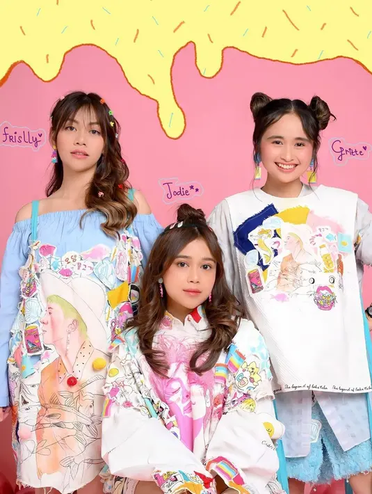 Gaya Brisia Jodie, Frislly Herlind dan Gritte Agatha Jadi Cewek Kue ...