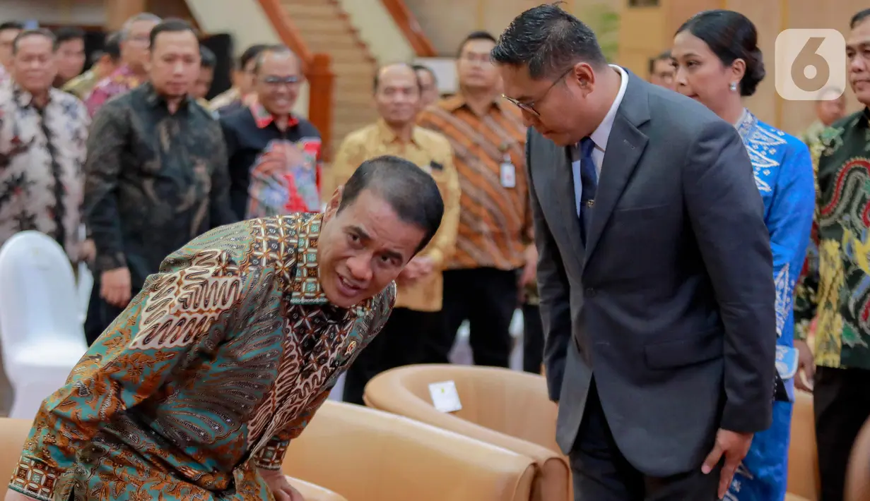 Sudaryono Resmi Terima Jabatan sebagai Wakil Menteri Pertanian - Foto Liputan6.com