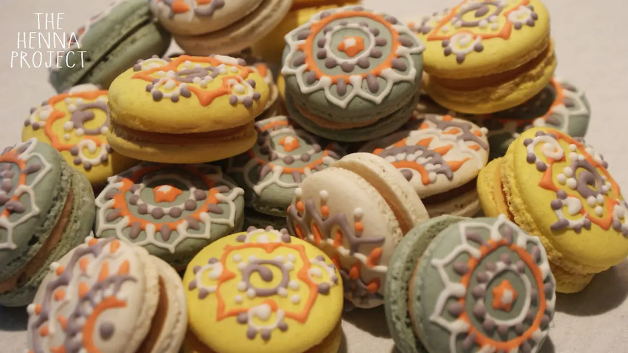 Seniman Ini Bikin Pola Henna di Atas Macaron, 6 Hasilnya Super Keren ...