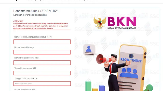 Pendaftaran CPNS 2023 Dibuka, Ini Dokumen Disiapkan dan Cara Buat Akun di Sscasn.bkn.go.id ...