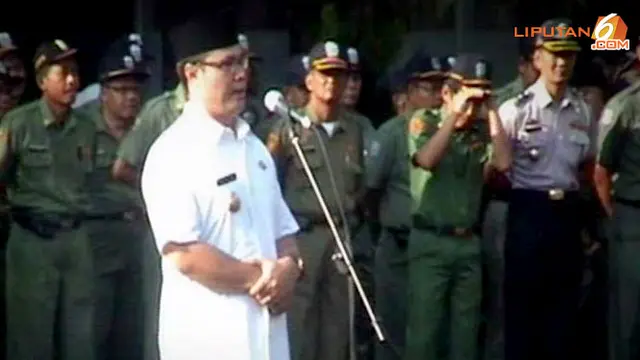 4 Hari Hilang, Aceng Muncul Pimpin Apel Pagi - News Liputan6.com