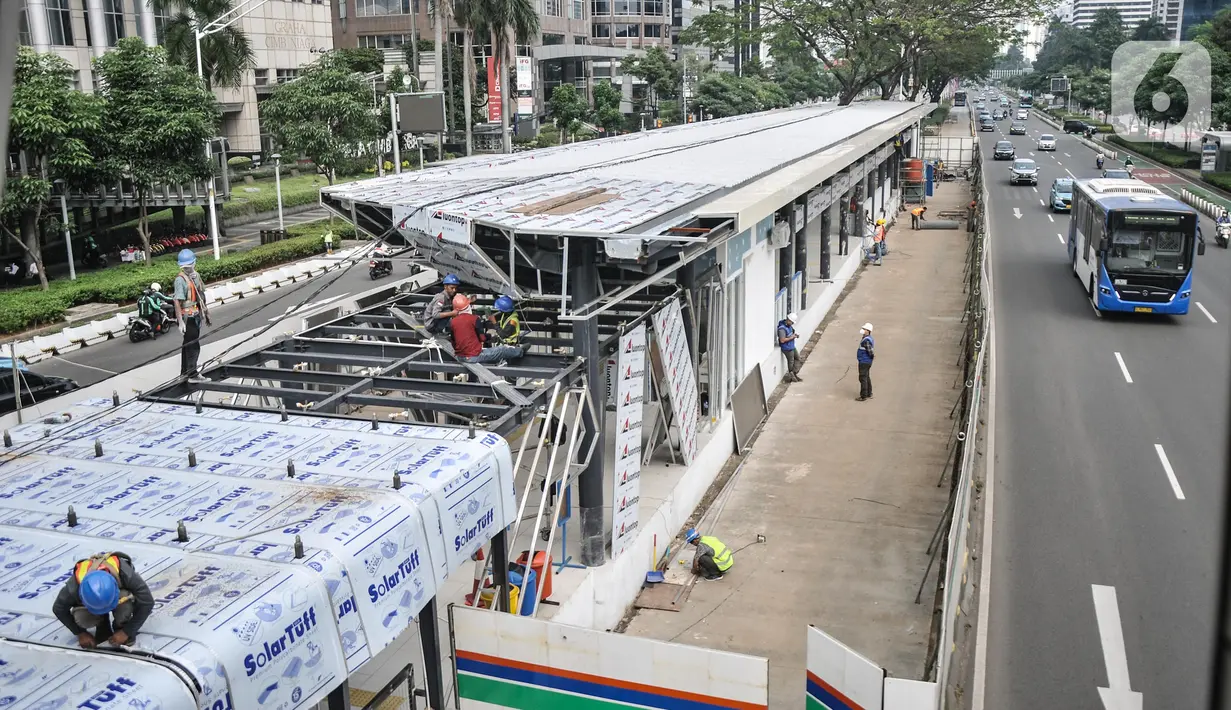 Revitalisasi Halte Transjakarta Ditargetkan Rampung Desember 2022 ...