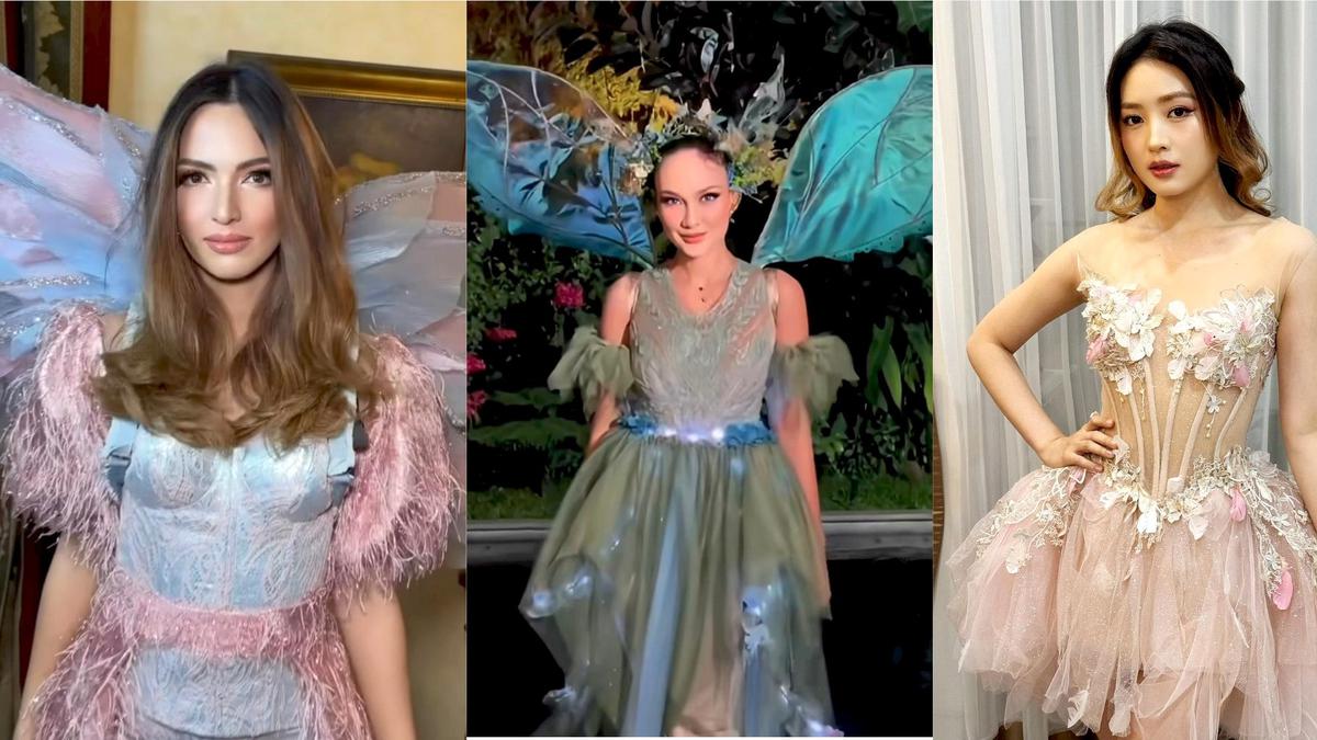 10 Gaya Seleb Pakai Busana Bertema Peri di Pesta Ultah ke-40 Ashanty ...