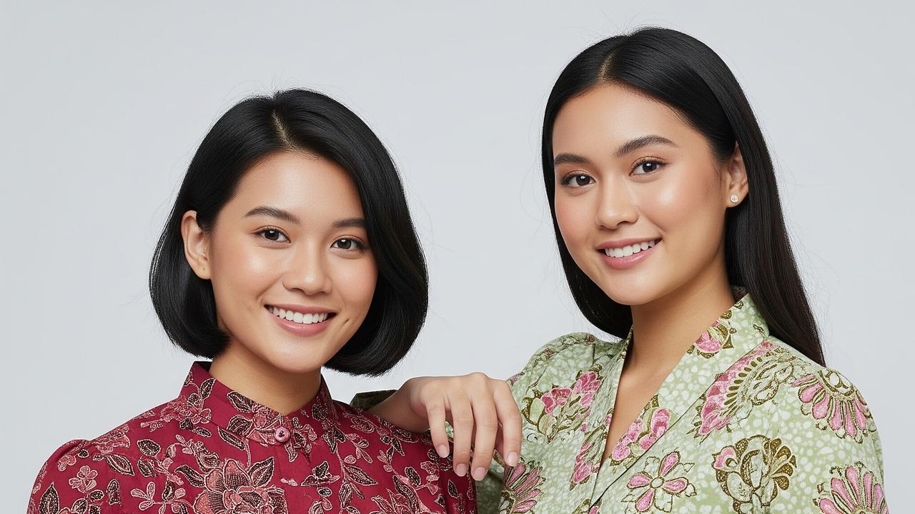 9 Model Blouse Batik Bishop Sleeve Terpopuler 2025, Paduan Tradisi dan ...
