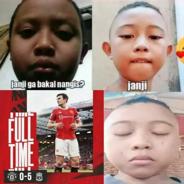 6 Meme Liverpool Bantai Manchester United Ini Kocak, Fans MU Jangan ...