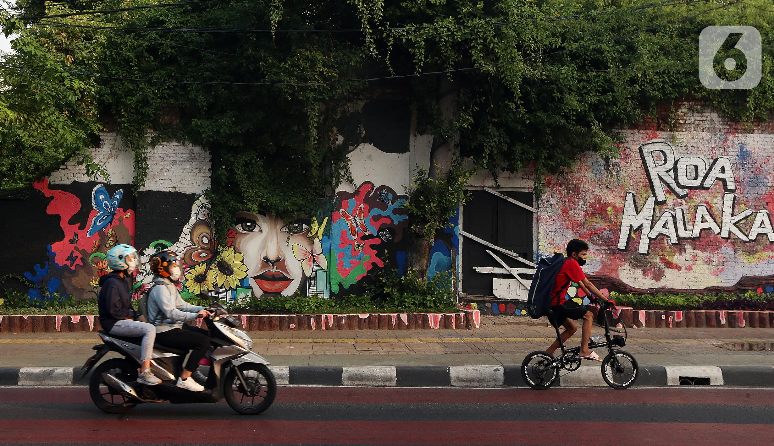 Kreativitas Seni Mural untuk Percantik Kota - Foto Liputan6.com