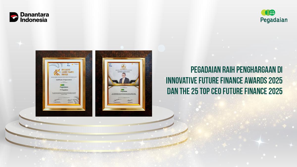 Pegadaian Raih Innovative Future Finance Awards, Dirut Damar Latri ...