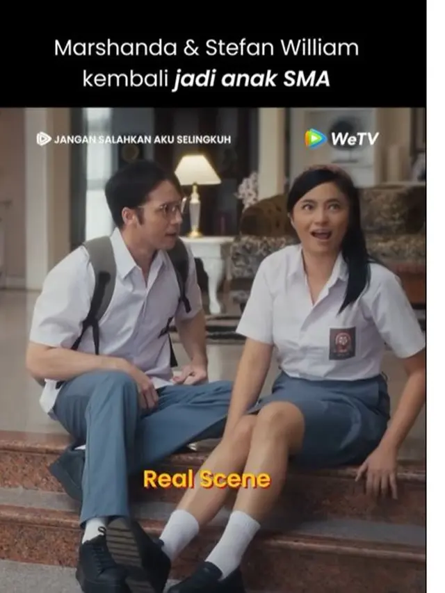 6 Potret Marshanda dan Stefan William Pakai Seragam SMA di Series Baru, Masih Cocok - Hot ...