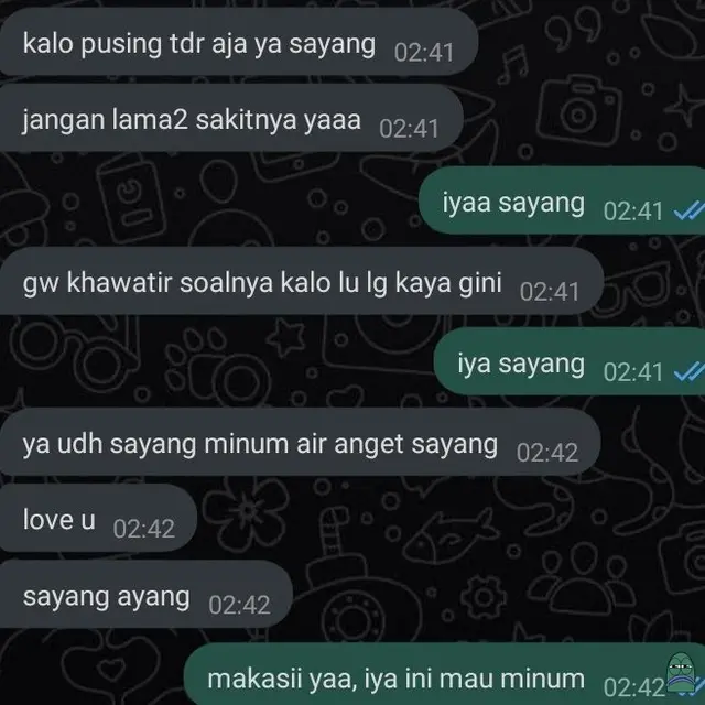 6 Chat Cowok Perhatian Sekaligus Khawatir Saat Pacar Sakit Ini Bikin ...