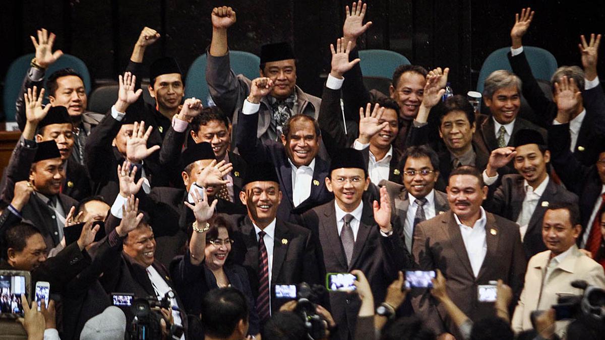 Ahok Resmi Diumumkan sebagai Gubernur - Foto Liputan6.com