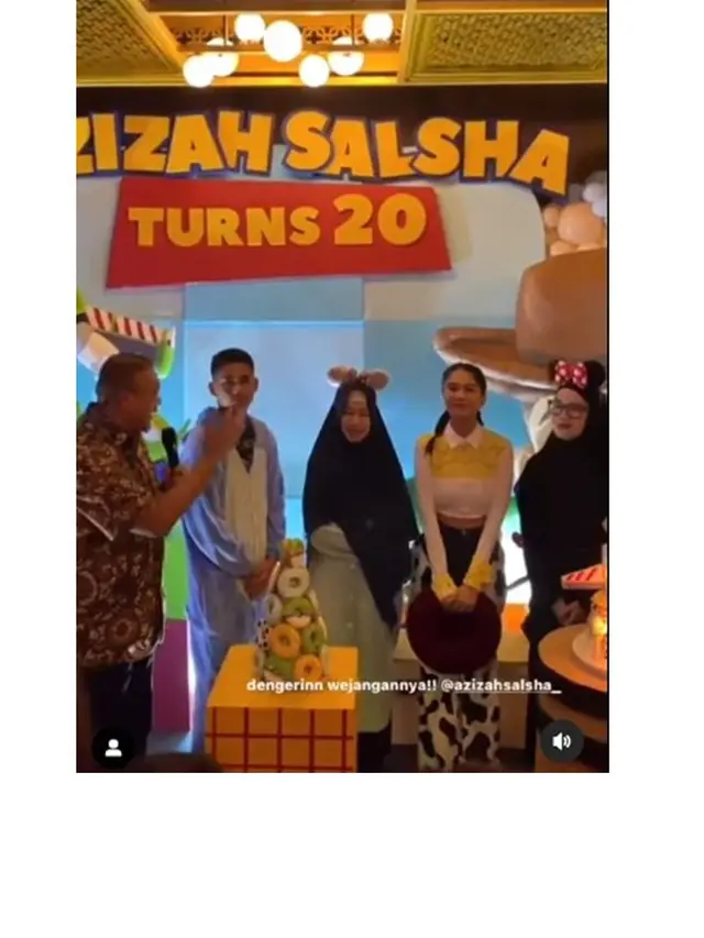 10 Momen Ulang Tahun Azizah Salsha, Dapat Ucapan Spesial dari Pratama Arhan - Hot Liputan6.com