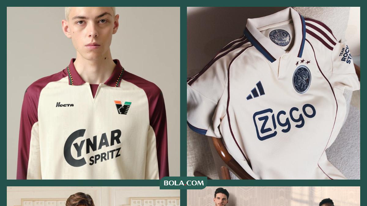 5 Jersey Klub Bola Eropa Terbaru yang Paling Skena: Vintage dan Elegan ...