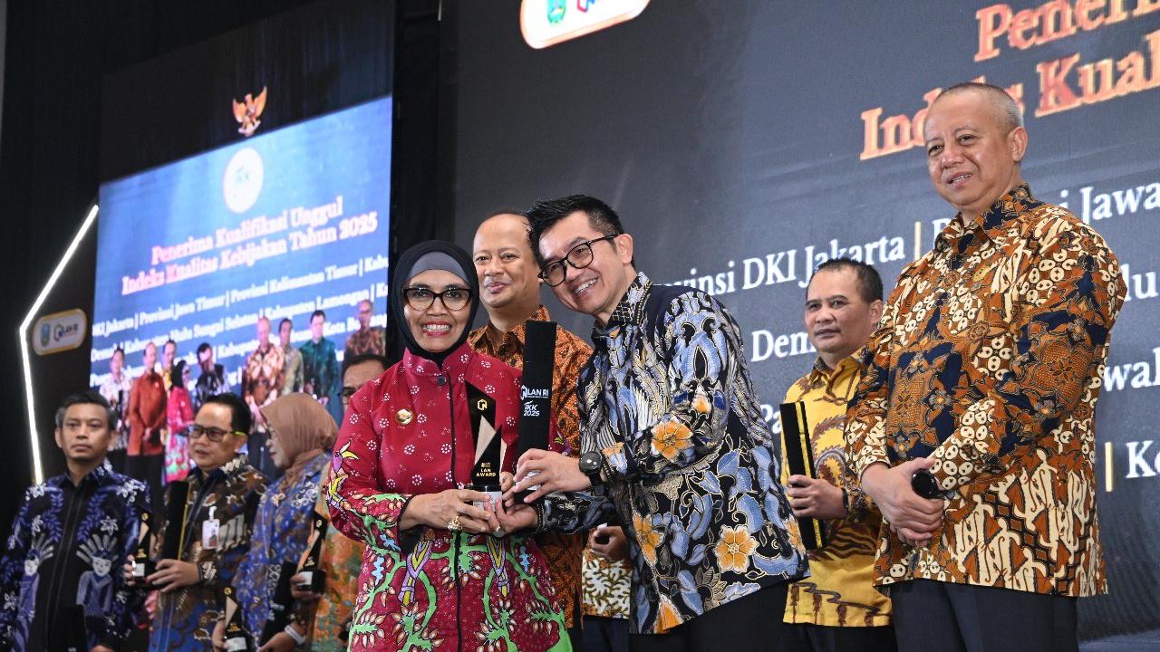 Pemkot Bontang Sabet Predikat Unggul di IKK Award 2025, Bukti Kualitas Kebijakan Diakui Nasional