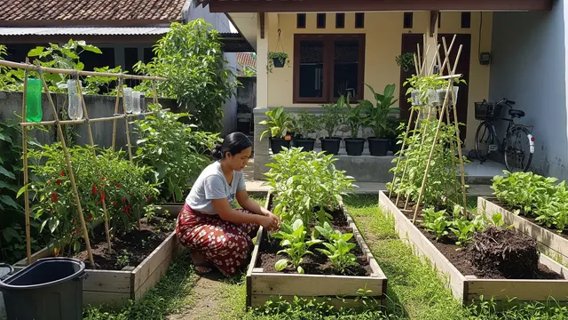 Cara Memulai Sistem Pangan Mandiri untuk Ibu Rumah Tangga di Lahan Terbatas