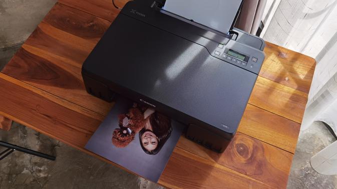 Mencetak Foto dari Ponsel Pakai Printer Canon PIXMA Ink Efficient G570 ...