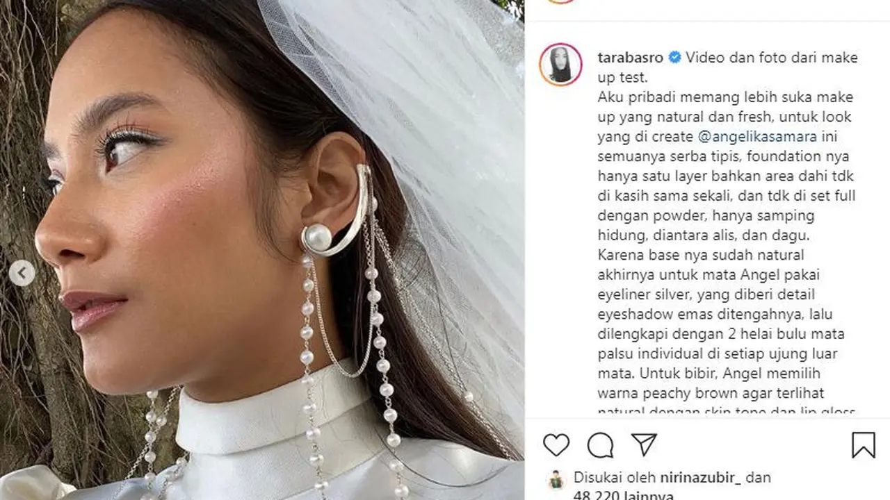 Tara Basro Bicara Soal Makeup Pernikahannya - Lifestyle Liputan6.com