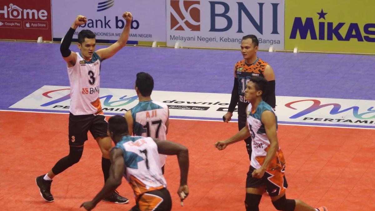 Proliga: Dramatis, Putra BNI 46 Kalahkan Jakarta Garuda - Bola Liputan6.com