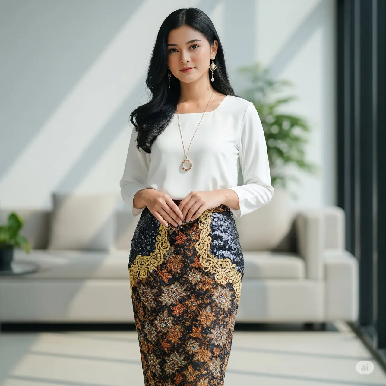 13 Model Rok Span Terbaru 2025, Tampil Menawan & Langsing dengan Siluet ...