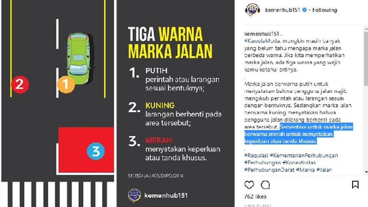 Fungsi Tiga Warna Marka Jalan Ini Wajib Diketahui Pengendara - Otomotif ...